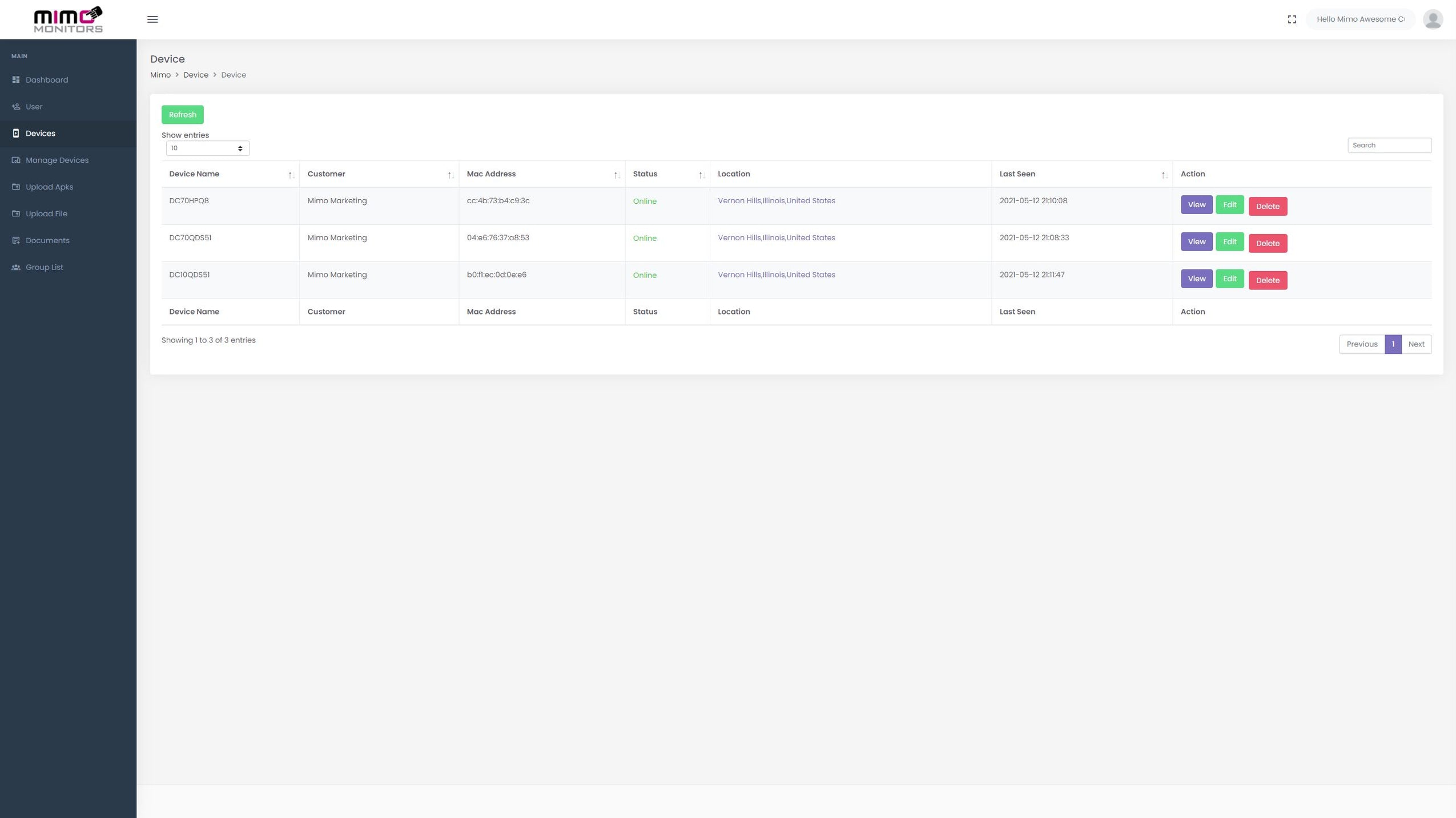 Remote Device Management Software for Mimo Android Tablets | Mimo Monitors